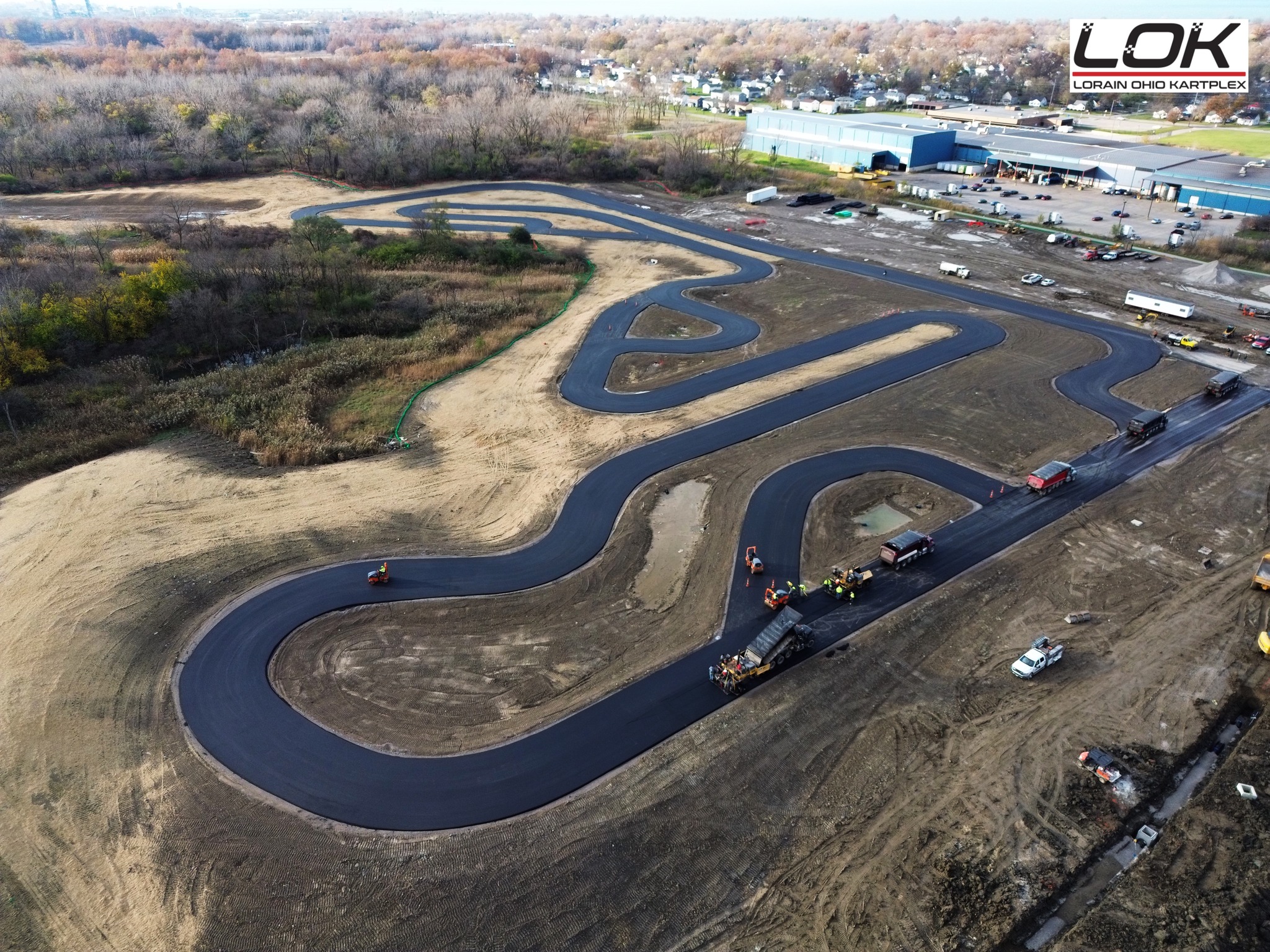 Lorain Ohio Kartplex Begins Paving | Speedway Action Magazine