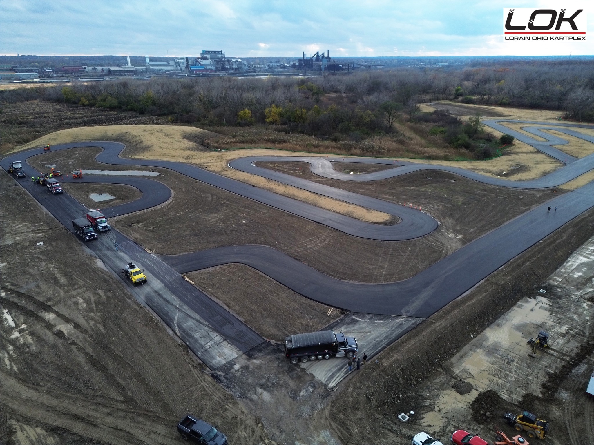 Lorain Ohio Kartplex Begins Paving | Speedway Action Magazine