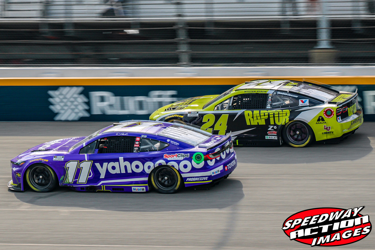 Denny Hamlin showcases master class in fuel-saving to win at Michigan International Speedway ...