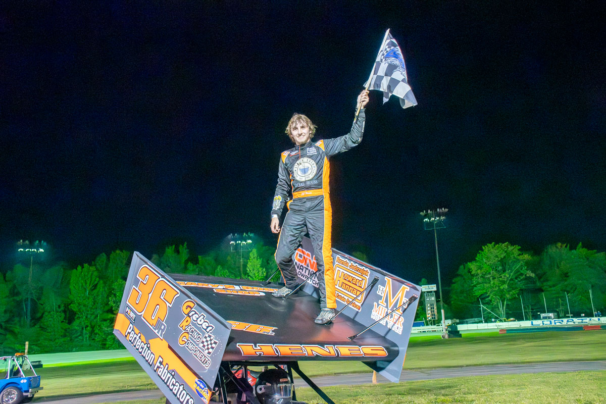 Fisher Goes Flag to Flag in Todd Gibson Memorial | Speedway Action Magazine