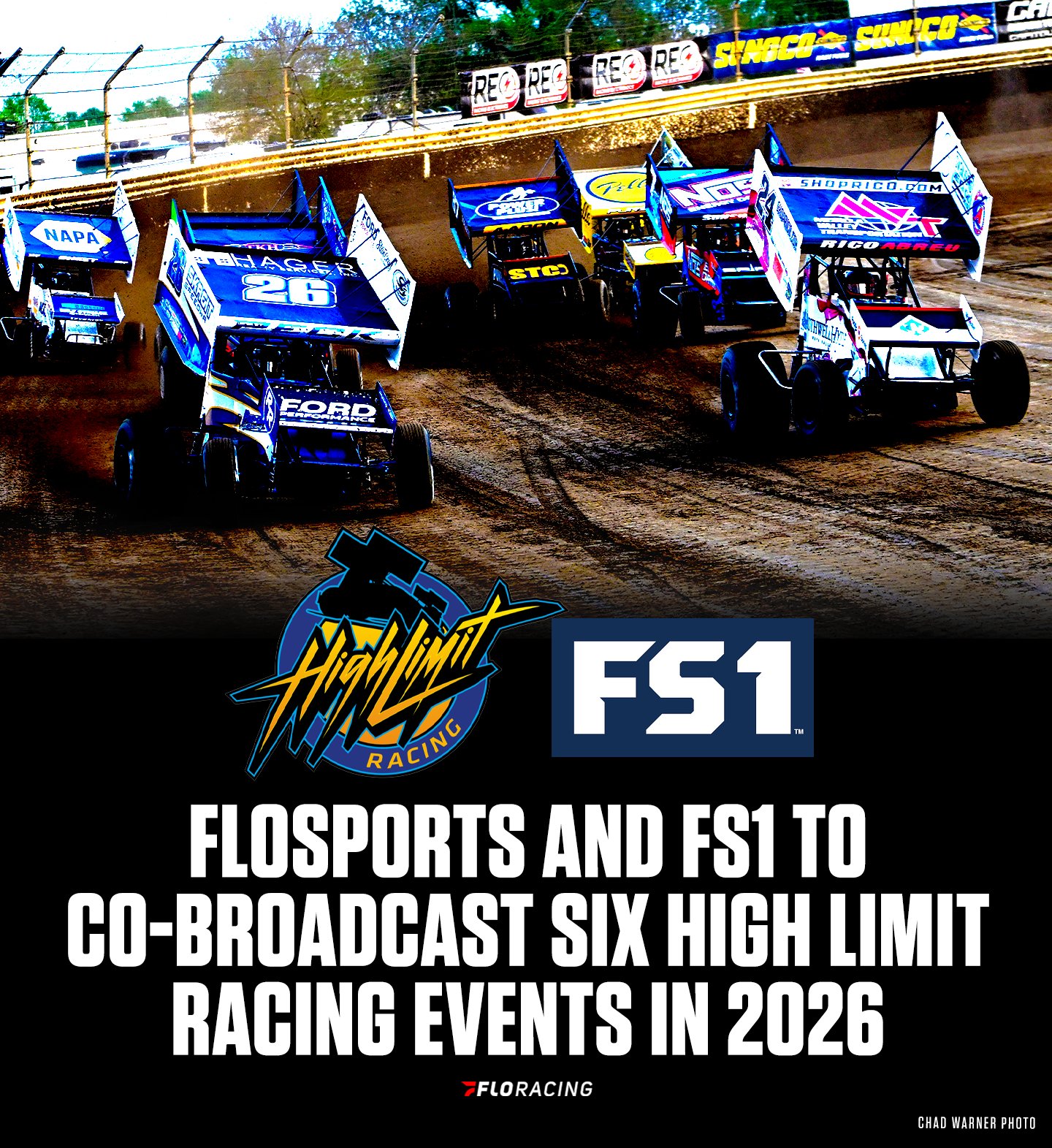 FloSports and FS1 Rejoin To Co-Broadcast High Limit Racing in 2026 ...
