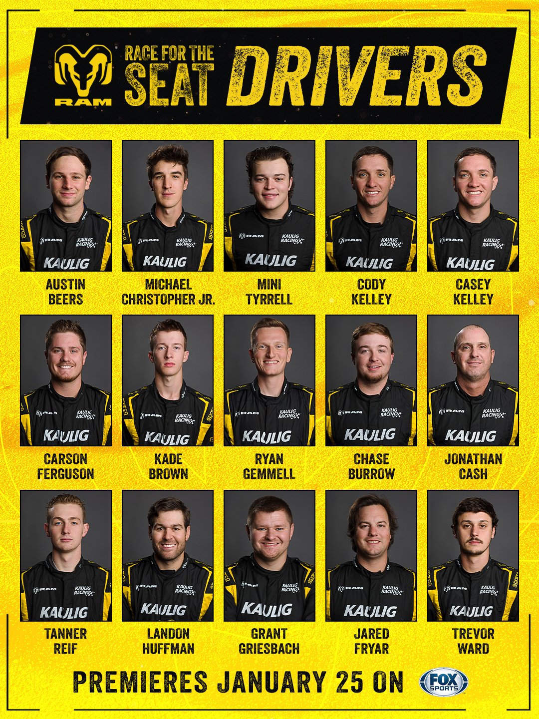 RAM Race For the Seat Debuts January 25th on Fox Sports | Speedway ...